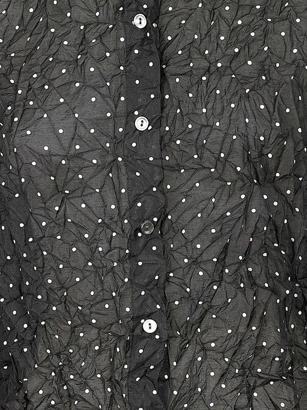MIZUIRO Ind. Polka Dot Washer Finish Shirt