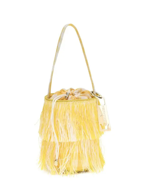LA MILANESA Anemone Bucket Bag - Giallo