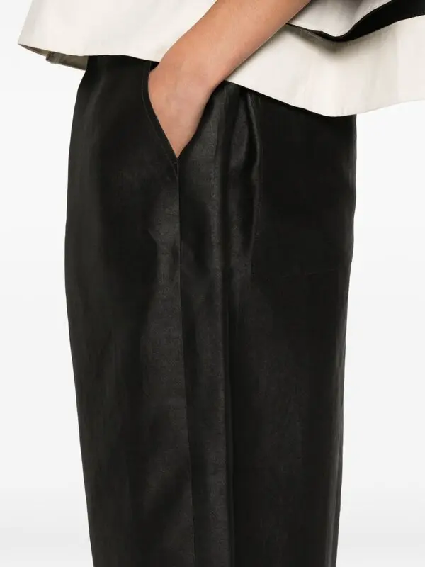 Soh Silk Pleated Front Trousers