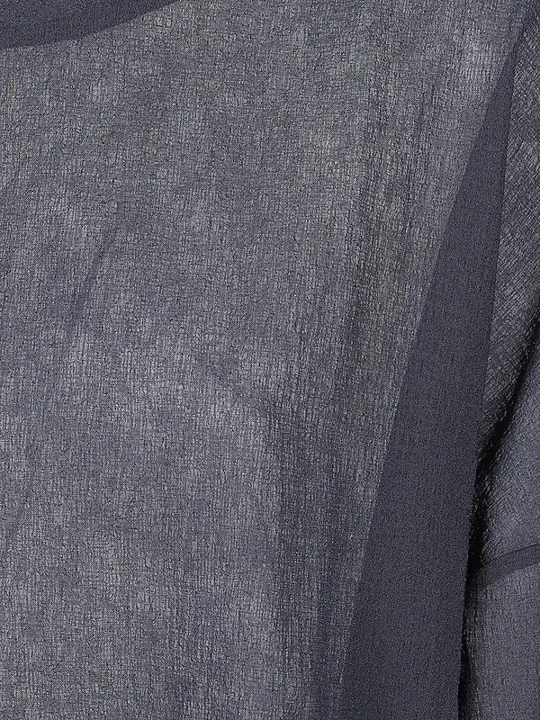 MIZUIRO Mizuiroind Crewneck Sweater With Asymmetrical Hem