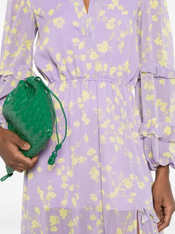 CATALINA Floral Print Ruffled Maxi Dress