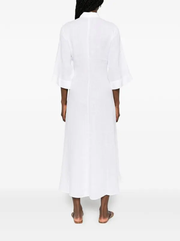 ARCHIVIO '67 Linen Chemisier Dress