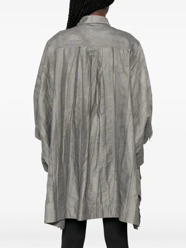 Soh Cotton Blend Blouse With Crinkled Finish