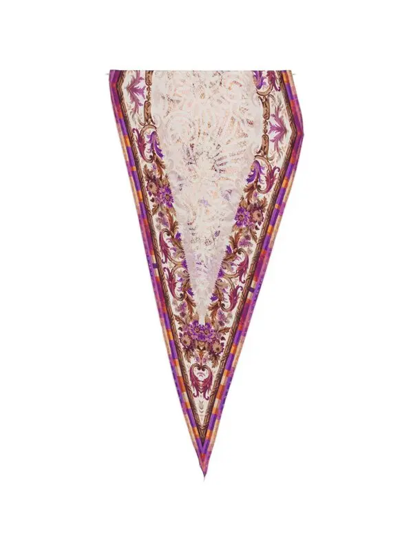 PIERRE-LOUIS MASCIA Printed Silk Scarf - Pink