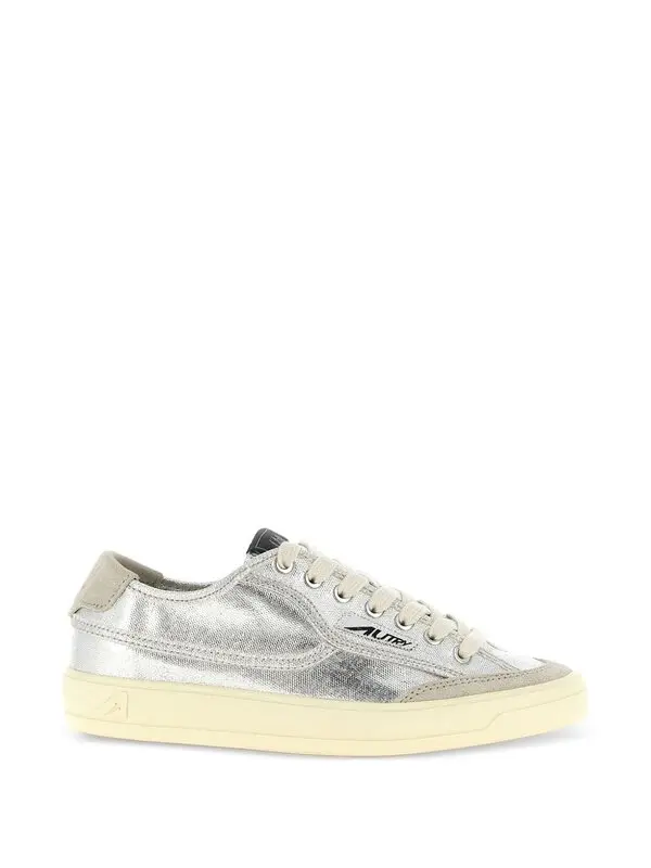 AUTRY Windscape Low Metallic Sneakers - Argento