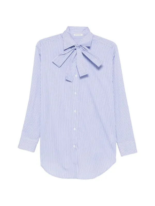ARCHIVIO '67 Striped Cotton Shirt - Azzurro