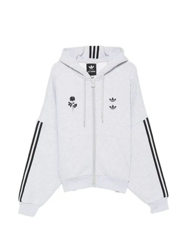 ADIDAS X WILLY CHAVARRIA Cotton Zipped Hoodie - Grigio