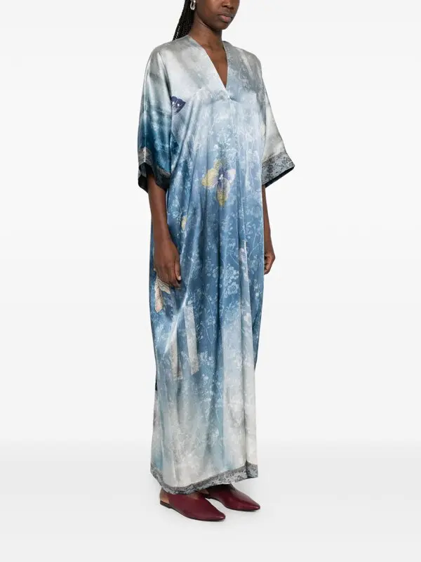 louis blue silk dress Louis Verdad Blue Silk Dress. Small. STUNNING!!!!