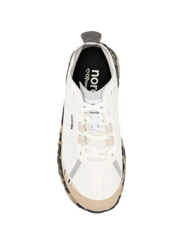 NORDA 001 Beige Camouflage Sneakers - Blue