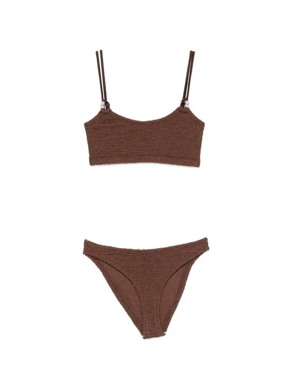 HUNZA Cassie Bikini Set - Marrone