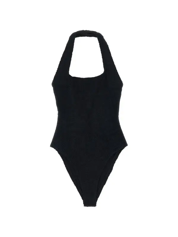 HUNZA G Sandy Halterneck One Piece
