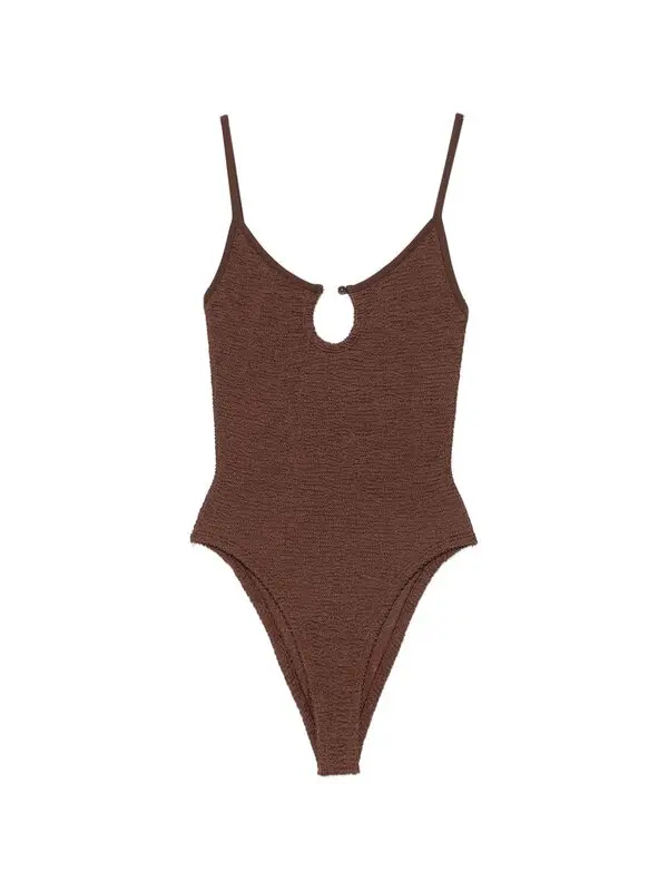 HUNZA Mia Beaded Swimsuit