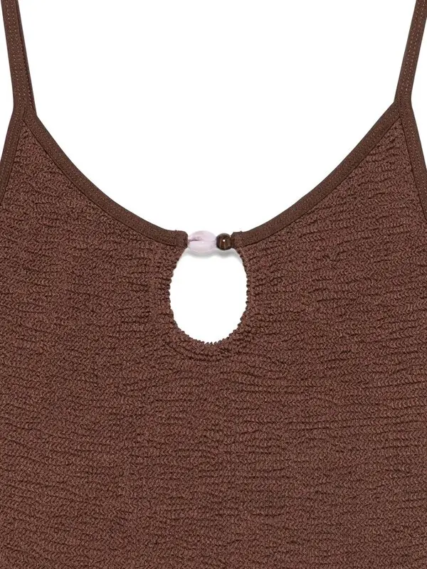 HUNZA Mia Beaded Swimsuit
