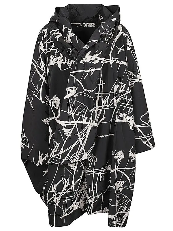 MOYURU Printed Blouson Jacket