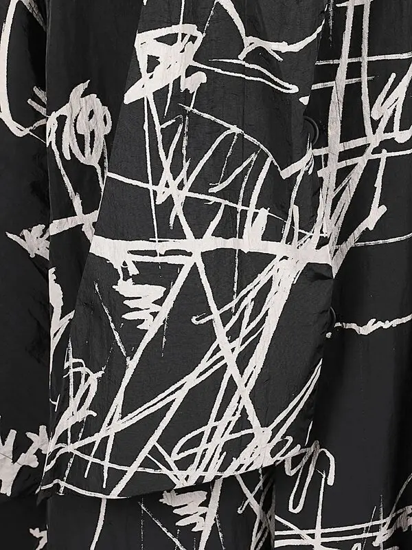 MOYURU Printed Blouson Jacket