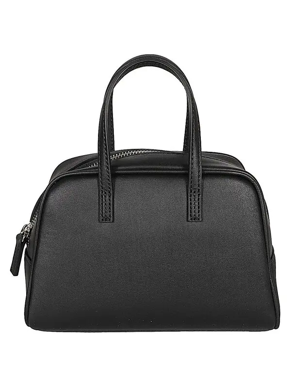 MIZUIRO Small Leather Boston Bag