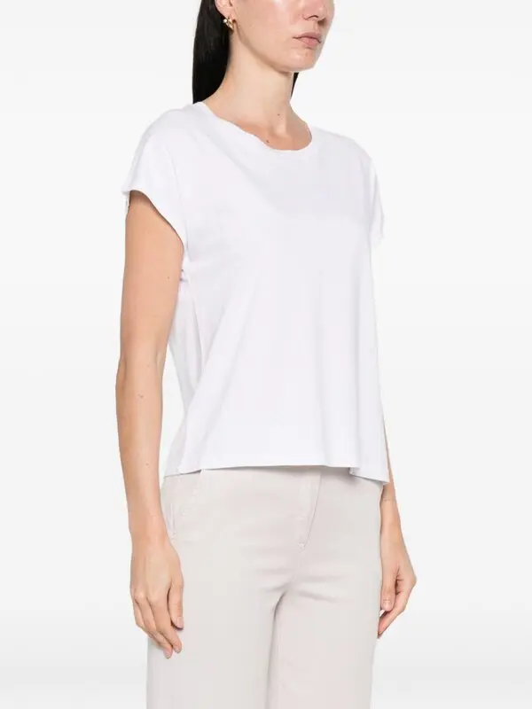 BASE Cotton Blend T-shirt - Bianco
