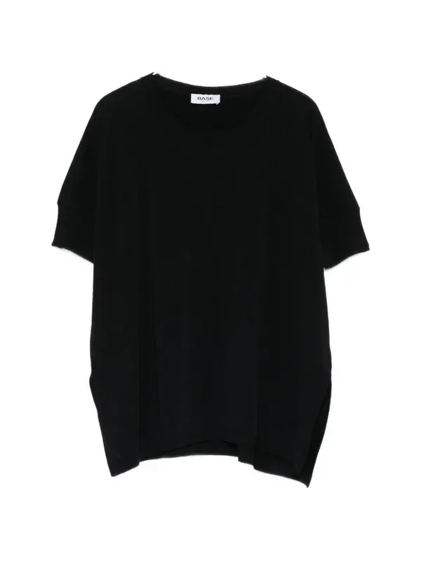 BASE Crewneck Sweater With Short Sleeves