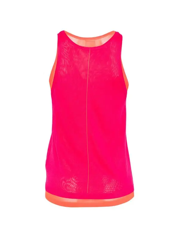 Paul Smith Sleeveless Layered Tank - Rosso