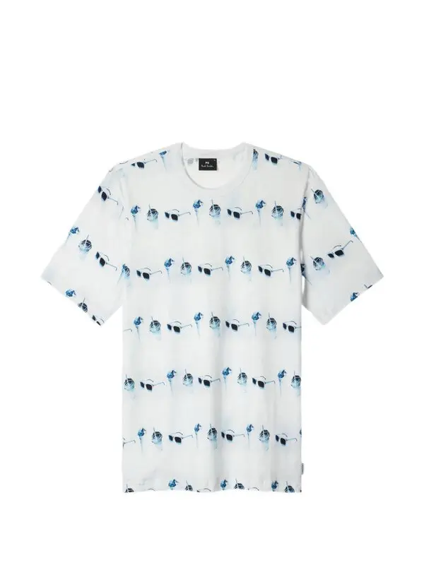 Paul Smith Printed Cotton T-shirt
