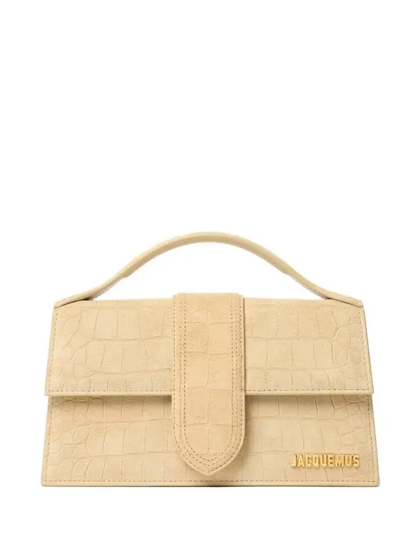 Jacquemus Le Grand Bambino Leather Handbag - Beige
