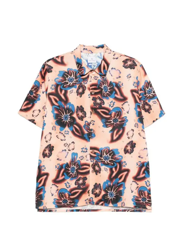 Paul Smith Printed Short Sleeve Shirt