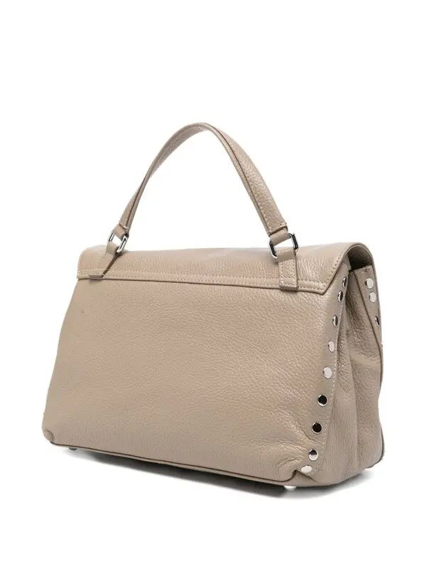 ZANELLATO Postina Daily Giorno Small Leather Handbag - Tortora