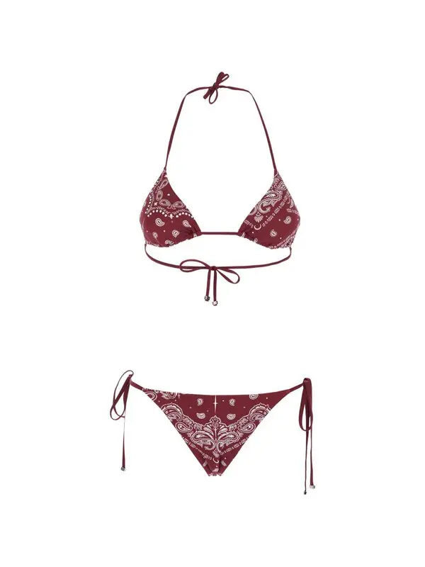 VENUJA Triangle Bikini Set - Bordeaux