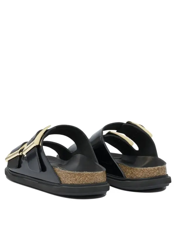 BIRKENSTOCK Arizona Droplet Buckle Sandals - Black