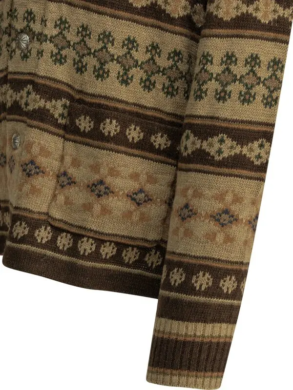 Ralph Lauren Woven Knit Cardigan