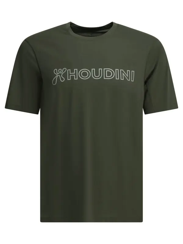 HOUDINI SPORTSWEAR Pace Air Message Crewneck T-shirt - Green