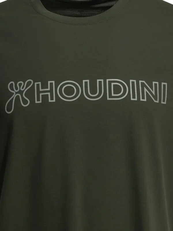HOUDINI SPORTSWEAR Pace Air Message Crewneck T-shirt - Green