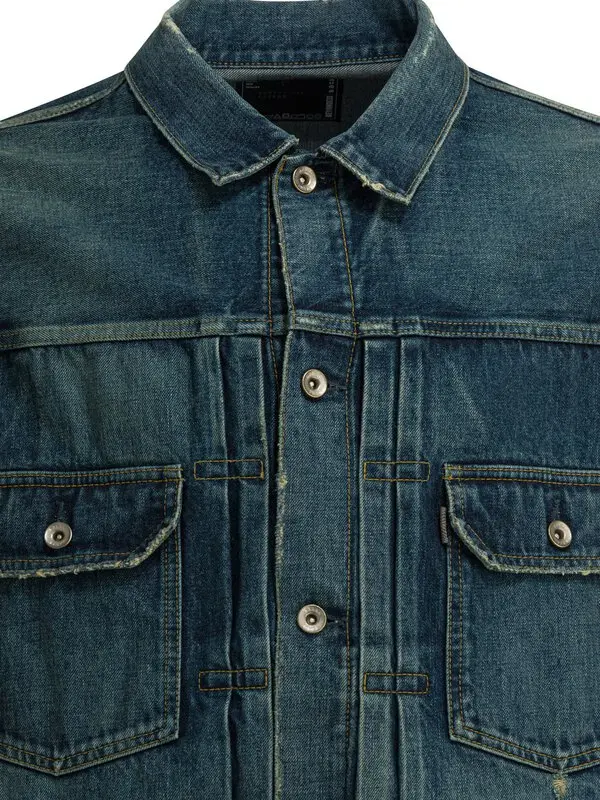 Sacai Beyondexx' Denim Jacket - Blue