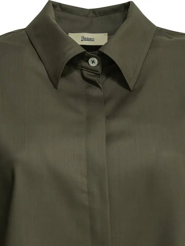 Herno Virgin Wool Short Sleeve Shirt