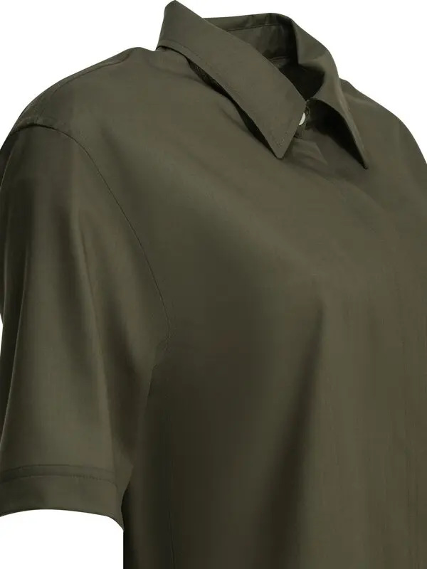 Herno Virgin Wool Short Sleeve Shirt