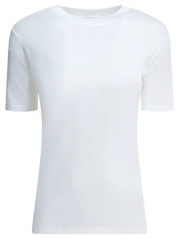 Loulou De Saison Ribbed Cotton T-shirt - White