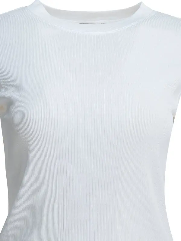 Loulou De Saison Ribbed Cotton T-shirt - White