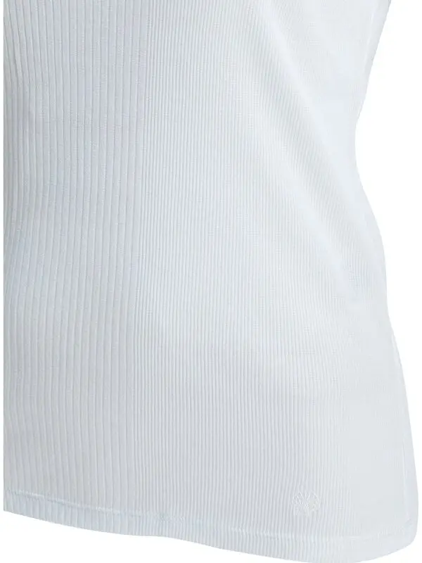 Loulou De Saison Ribbed Cotton T-shirt - White