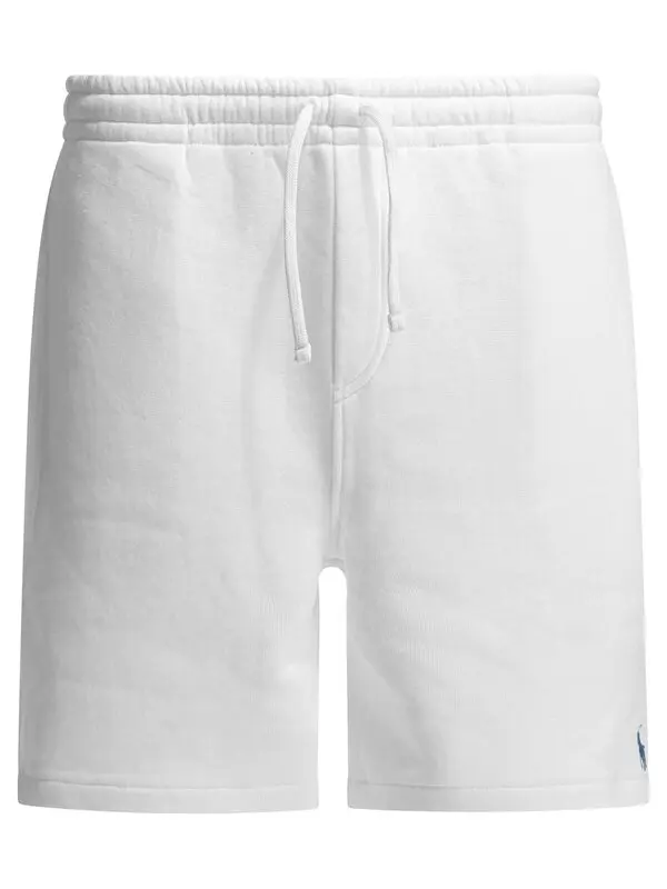 Polo Ralph Lauren Cotton Logo Sweat Shorts - White