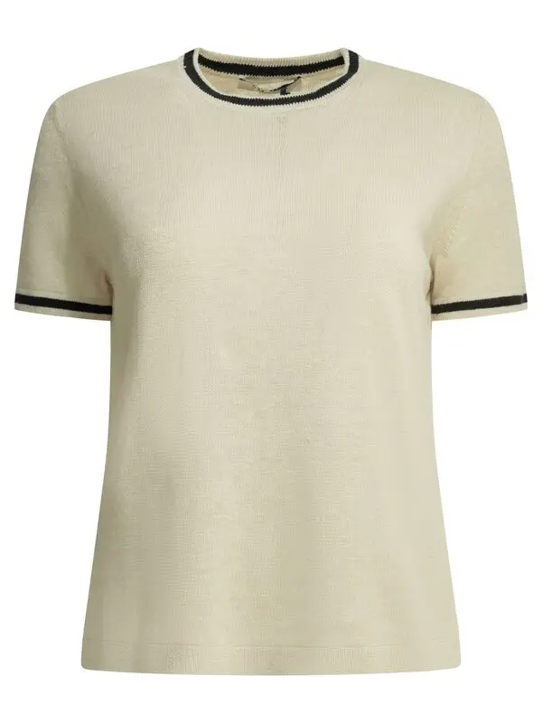 Max Mara Linen Crew Neck Sweater