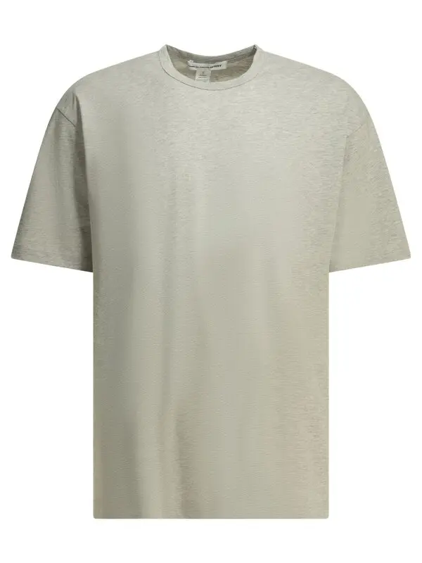 Comme Des Garçons Crewneck T-shirt With Reverse Logo - Grey