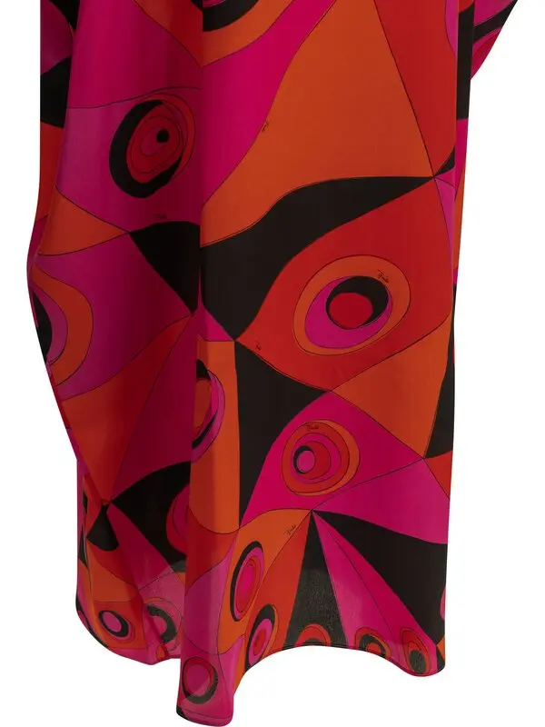 Emilio Pucci Occhi' Silk Caftan Dress