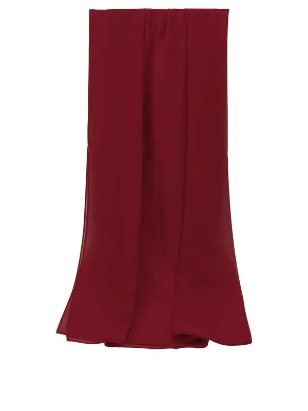 Max Mara Silk Scarf - Red