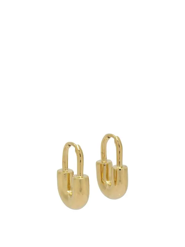 MARIA BLACK Tone Huggie Earrings - Gold