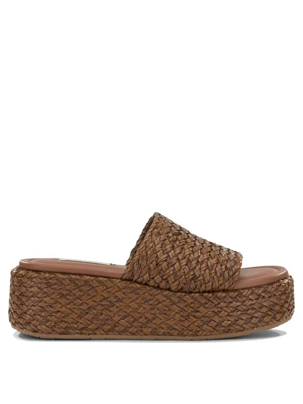 Casadei Woven Platform Sandals