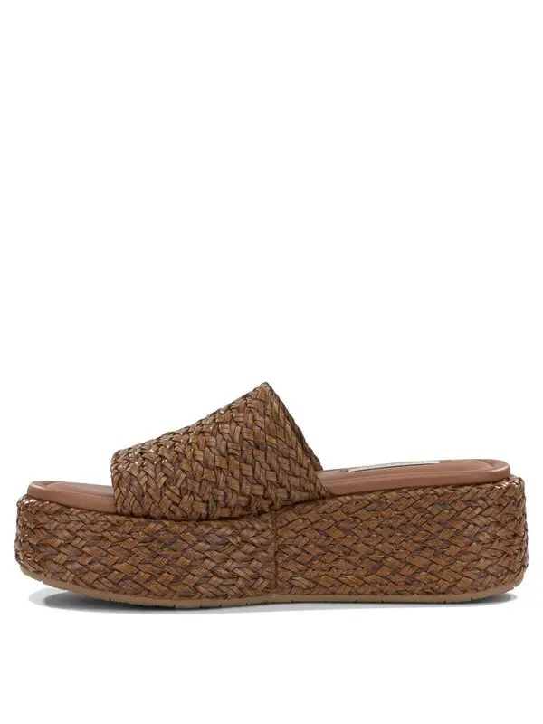 Casadei Woven Platform Sandals