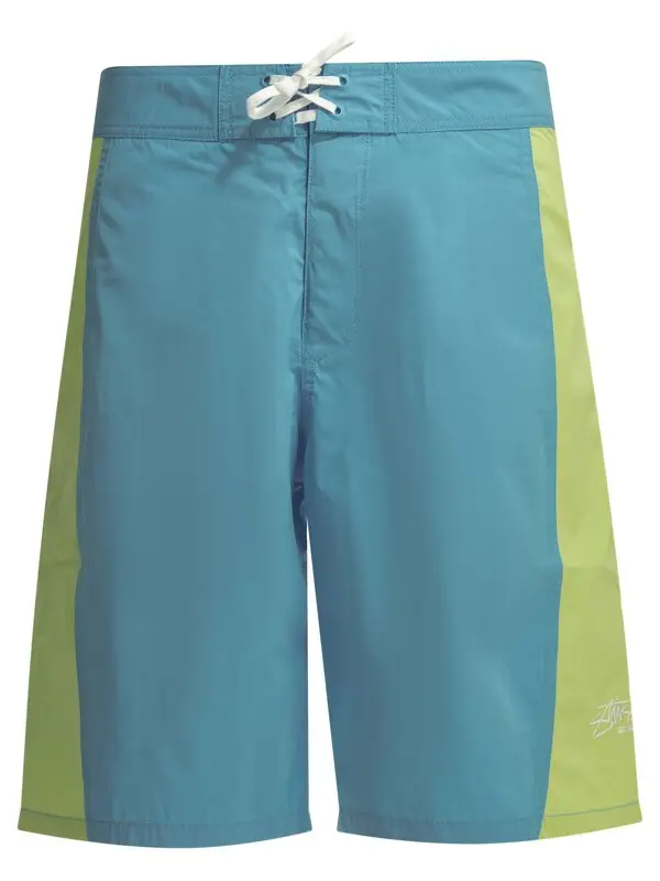 StÜssy Beachwear Polyamide Swim Shorts - Light Blue