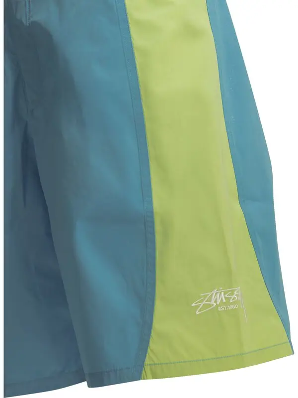 StÜssy Beachwear Polyamide Swim Shorts - Light Blue