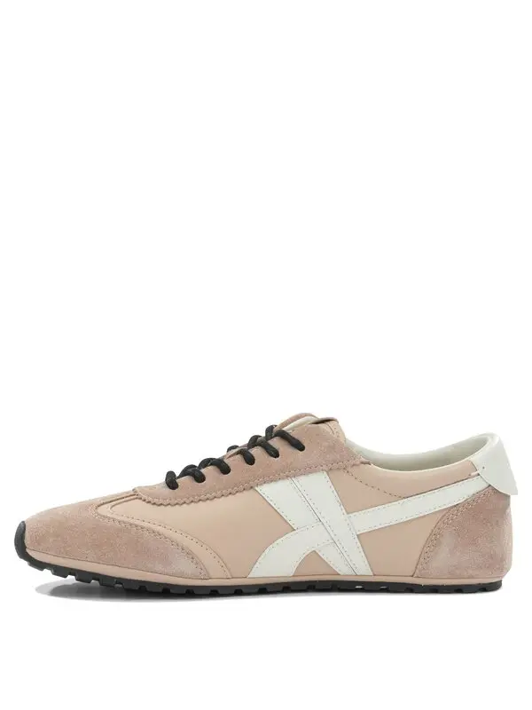 Tory Burch Leather And Suede Sneakers - Pink