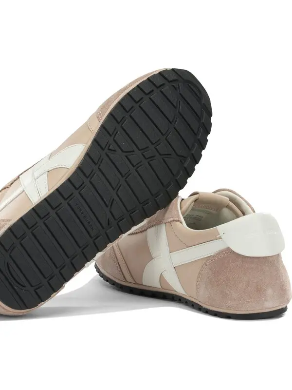 Tory Burch Leather And Suede Sneakers - Pink